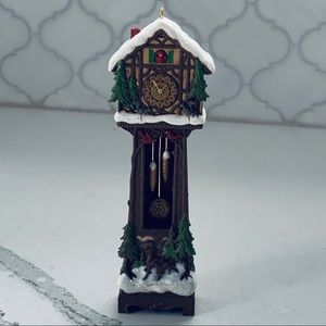 Hallmark | Holiday | Hallmark 24 Santas Grandfather Clock Ornament ...